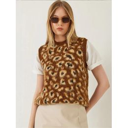 Bianco Lucci Sweater female Brown size S/L