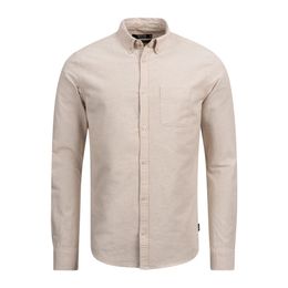 INDICODE Jeans Business Shirt 'Kepner' male Beige size L