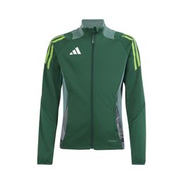 adidas Performance Sportjacke Jungen Gr&ouml;&szlig;e 164 grau / kiwi / dunkelgr&uuml;n / wei&szlig;