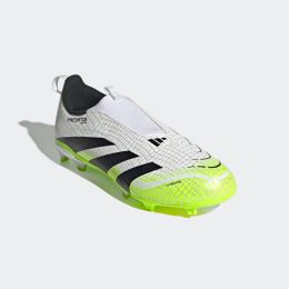 Fu&szlig;ballschuh adidas Performance "PREDATOR LEAGUE LACELESS KIDS FG/MG", Kinder, Gr. 38, bunt (cloud wei&szlig;, core schwarz, lucid lemon), Synthetik, Textil, Schuhe Fu&szlig;ballschuh, geeignet f&uuml;r Rasen- und Kunstrasenpl&auml;tze, f&uuml;r Kinder & Jugendliche