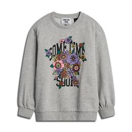 SOMETIME SOON Sweatshirt Jungen Gr&ouml;&szlig;e 116 gelb / hellgrau / lila / pink / schwarz