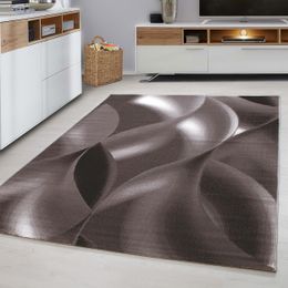 Teppich Ayyildiz Teppiche "Plus 8008", braun, B:120cm H:6mm L:170cm, Kunstfaser, Teppiche, Teppich, L&auml;ufer, gemusterter Flachflor, robust, Webteppich, alle R&auml;ume