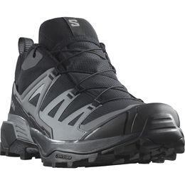 Wanderschuh Salomon "X ULTRA 360 GORE-TEX", Herren, Gr. 43, schwarz, Synthetik, Schuhe Wanderschuh, wasserdicht