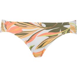 Roxy Sportbikinihose 'Beach Classcis' Damen Gr&ouml;&szlig;e XS limette / oliv / hellorange / dunkelorange / wei&szlig;