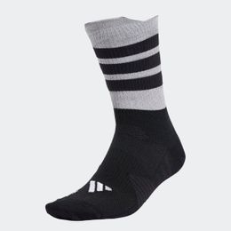 Laufsocken adidas Performance "RUNxRFLCTV Sock", Damen, Gr. L (43/45), schwarz-wei&szlig; (schwarz, wei&szlig;), Obermaterial: 100% Polyamid, Socken
