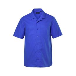 Men Plus Button Up Shirt male Blue size XXL