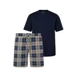 Men Plus Pyjama kurz Herren Gr&ouml;&szlig;e L marine / navy