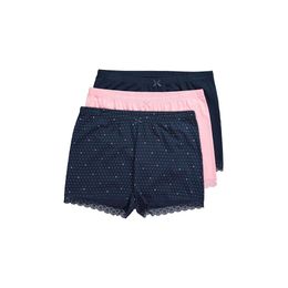 Ulla Popken Panty Damen Gr&ouml;&szlig;e M/L nachtblau / rosa