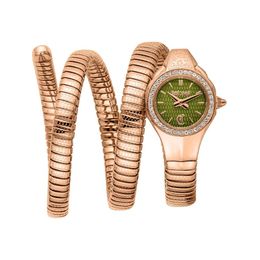Just Cavalli Analog Watch female Gold size One Size