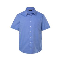 Men Plus Button Up Shirt male Blue size 4XL