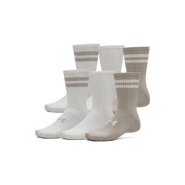Under Armour Sportsocken 'Essential' Herren Gr&ouml;&szlig;e 35/37.5 hellbraun / wei&szlig;