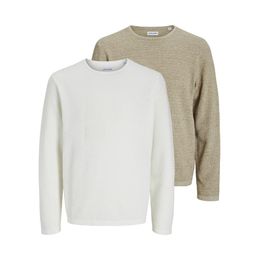 Jack & Jones Jack & Jones Sweater 'George' male Beige size XXL