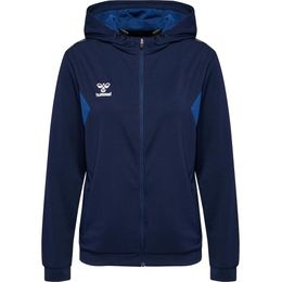 Hummel Sportsweatjacke 'AUTHENTIC PL' Damen Gr&ouml;&szlig;e XL blau / marine / wei&szlig;