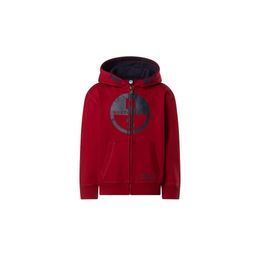 North Sails Sweatjacke Jungen Gr&ouml;&szlig;e 122/128 anthrazit / dunkelrot