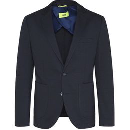 Anzugsakko Cinque "CIDATINI", Herren, Gr. 54, blau (dunkelblau), Obermaterial: 71% Polyester, 24% Viskose, 5% Elasthan, unifarben, regular fit, Sakkos Anzugsakko