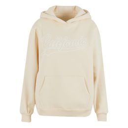 MISS TEE Damen Kapuzenpullover "Miss Tee California Ladies Fluffy Hoody"sandwei&szlig;, Gr. XS, mehrfarbig, 70% Baumwolle, 30% Polyester, Pullover