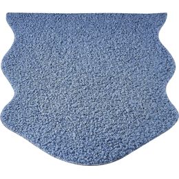 Fellteppich OTTO HOME "Lapua", blau, B:80cm H:25mm L:50cm, Polyester, Teppiche, Fellteppich, Uni Farben, weich & flauschig, ideal im Wohnzimmer & Schlafzimmer