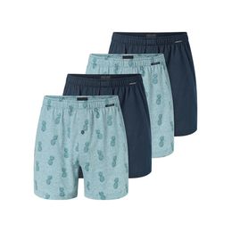 Schiesser Boxer shorts 'Singel-Jersey' male Blue size L
