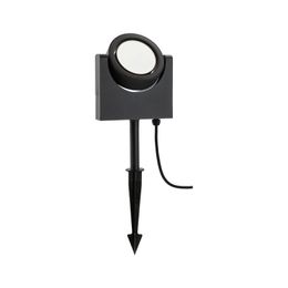 LED Gartenstrahler Paulmann "Swivea IP44 183x46mm 3000K 8W 460lm 230V Anthrazit Aluminium", grau (anthrazit), B:18,3cm H:53,4cm T:4,6cm, Leuchten, LED Gartenstrahler