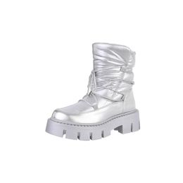 Ital-Design Snowboots Damen Gr&ouml;&szlig;e 40 silber Winterschuhe
