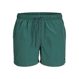 Jack & Jones JACK & JONES Badeshorts 'JPSTMaui' Herren Gr&ouml;&szlig;e XXL smaragd / schwarz / wei&szlig;