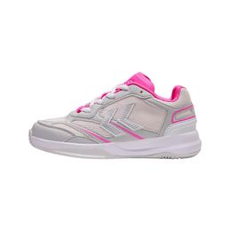 Hummel Sneaker 'Dagaz 2.0' Jungen Gr&ouml;&szlig;e 35 grau / hellpink / dunkelpink