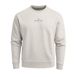 Neverless Sweatshirt 'Kompass Outdoor' Herren Gr&ouml;&szlig;e XXXL beige