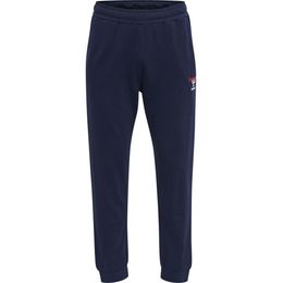 Hummel Sporthose 'Dayton' Herren Gr&ouml;&szlig;e M navy / rot / naturwei&szlig;