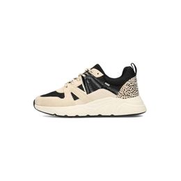 POSH by Poelman Sneaker 'Carocel' Damen Gr&ouml;&szlig;e 42 beige / schwarz