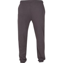 Jogginghose Urban Classics "Urban Classics Basic Essential Sweatpants", Herren, Gr. 5XL, US-Gr&ouml;&szlig;en, magnet, 50% Baumwolle, 50% Polyester, unifarben, loose fit, Hosen Jogginghose