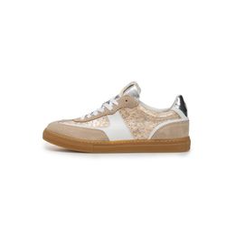 Floris van Bommel Sneaker 'Minni 04' Damen Gr&ouml;&szlig;e 36 camel / silber / wei&szlig;