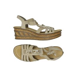 Rieker Sandalen Damen Gr&ouml;&szlig;e 41 Second Hand beige