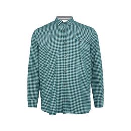 s.Oliver Men Big Sizes Button Up Shirt male Green size XXL