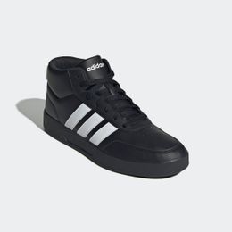 Sneaker adidas Sportswear "BREAKNET MID", Herren, Gr. 42, schwarz-wei&szlig; (core schwarz, cloud wei&szlig;, core schwarz), Synthetik, Schuhe Sneaker