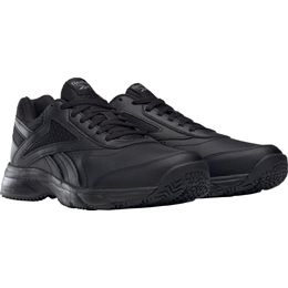 Walkingschuh Reebok "WORK N CUSHION 4.0", Damen, Gr. 36, schwarz, Leder, Synthetik, Schuhe Walkingschuh, Topseller