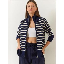 Bianco Lucci Oversized Cardigan female Blue size S/L