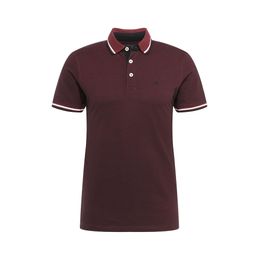Jack & Jones JACK & JONES Poloshirt 'Paulos' Herren Gr&ouml;&szlig;e XXS bordeaux / wei&szlig;