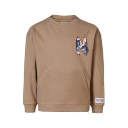 Noppies Sweatshirt 'Halifax' Jungen Gr&ouml;&szlig;e 116 beige / navy / rot / wei&szlig;