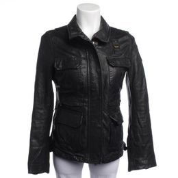 Blauer.usa Lederjacke / Ledermantel Damen Gr&ouml;&szlig;e S schwarz