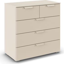 Schubkastenkommode Rauch, B:80cm H:81cm T:42cmbeige (champagner), griffe beige (champagner), Holzwerkstoff, Sideboards, "Sideboard Schubladenkommode