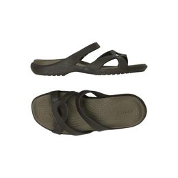 Crocs Sandalen Damen Gr&ouml;&szlig;e 38 Second Hand braun