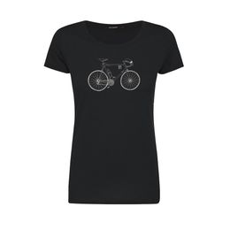Greenbomb Shirt 'Bike Classic' female Black size XXL