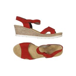 Rieker Sandalen Damen Gr&ouml;&szlig;e 42 Second Hand rot