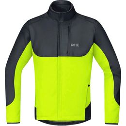 Gore Wear Fahrradjacke 'C5 GORE WINDSTOPPER Thermo Trail Jacke' Herren Gr&ouml;&szlig;e XXL neongelb / anthrazit