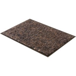 Sch&ouml;ner Wohnen Kollektion Fu&szlig;matte "Miami 003" Gr. 15, schwarz (anthrazit, taupe), B:50cm H:7mm L:70cm, Kunstfaser, SCH&Ouml;NER WOHNEN-KOLLEKTION, Teppiche, Fu&szlig;matte, Schmutzfangmatte, waschbar