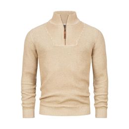 INDICODE Jeans Sweater 'Yassip' male Beige size M