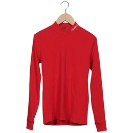 Calvin Klein Jeans Langarmshirt Damen Gr&ouml;&szlig;e M Second Hand rot