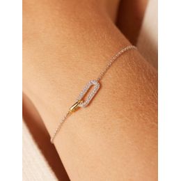 Lucardi Armband 'Statet' Damen Gr&ouml;&szlig;e Onesize gold / silber