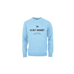 Surf Monkey Sweatshirt male Blue size L