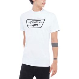 T-Shirt Vans "FULL PATCH", Herren, Gr. XS, wei&szlig;, Single Jersey, Obermaterial: 100% Baumwolle, Rundhals, Shirts T-Shirt